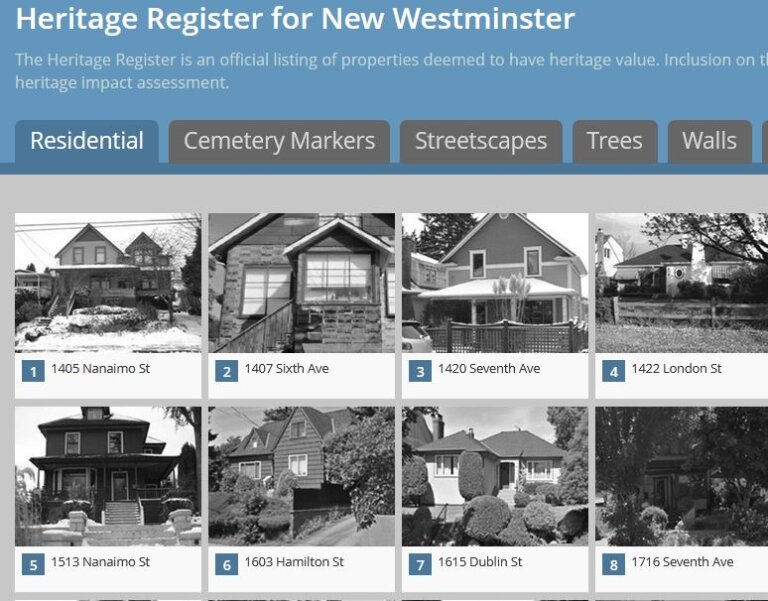 New Westminster Heritage Preservation Society